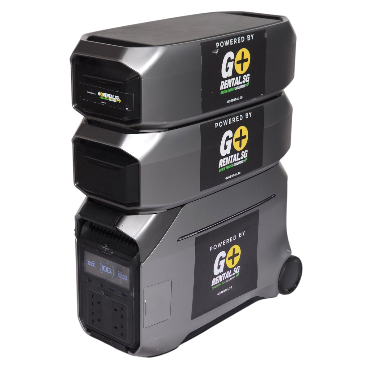 12000Wh Battery Powered Generator - EcoFlow Delta Pro 3 + 2*Smart Batt ...